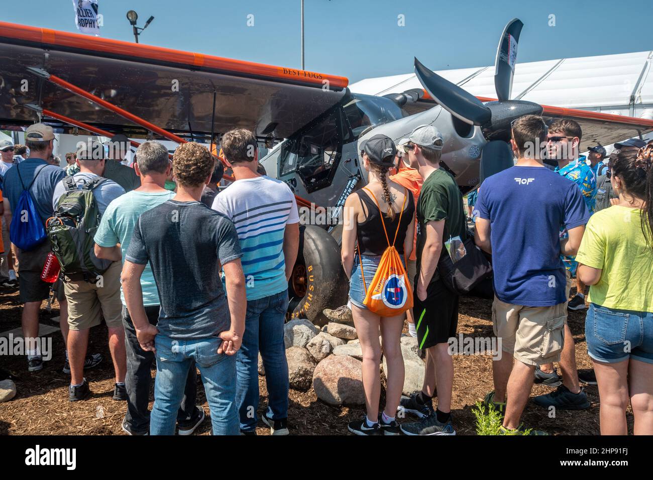 EAA Airventure in Oshkosh WI Stock Photo - Alamy