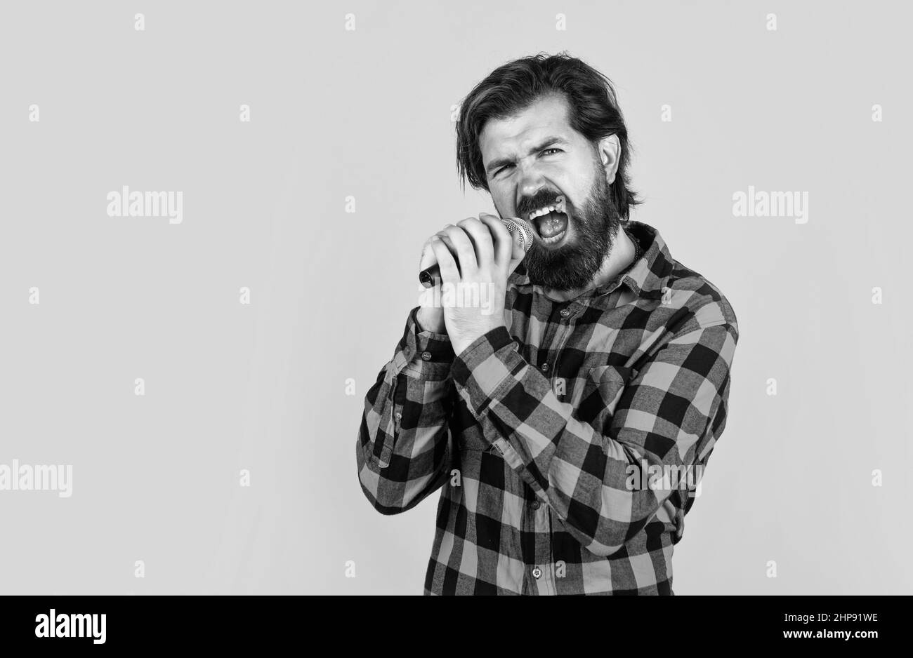 Male singer classical music Black and White Stock Photos & Images - Alamy