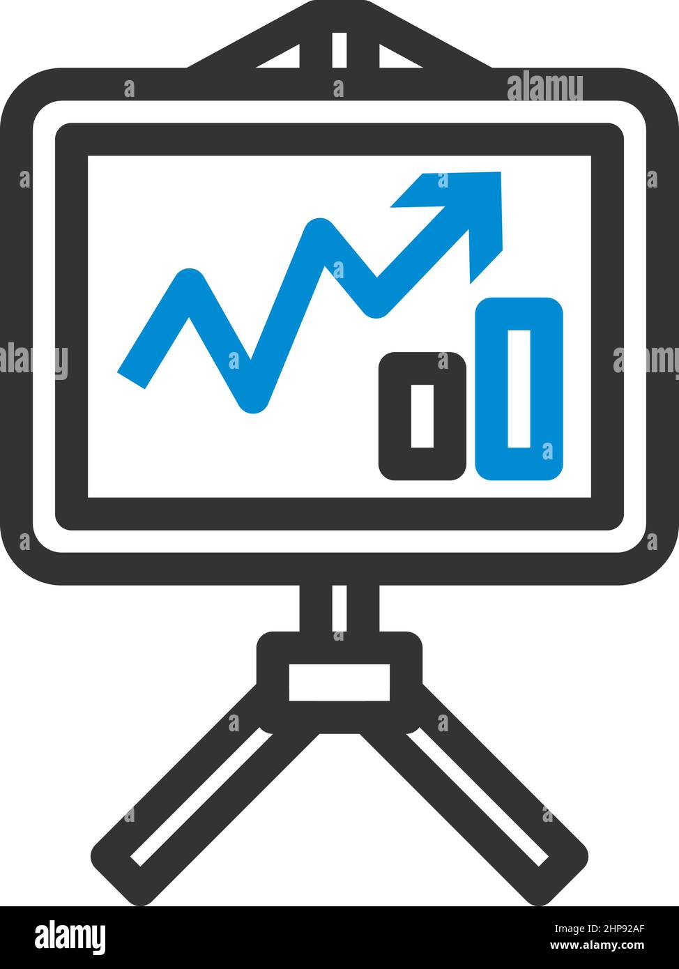 Financial analytics outline icon hi-res stock photography and images ...