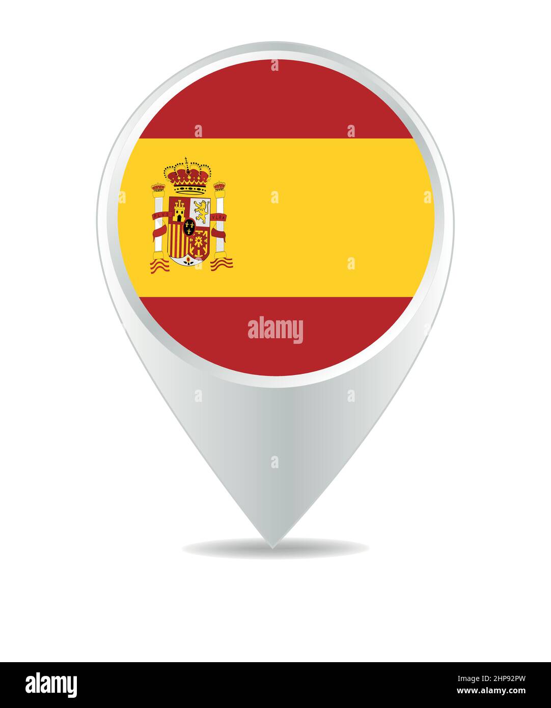 Location Icon for Spain Stock Vector Image & Art - Alamy