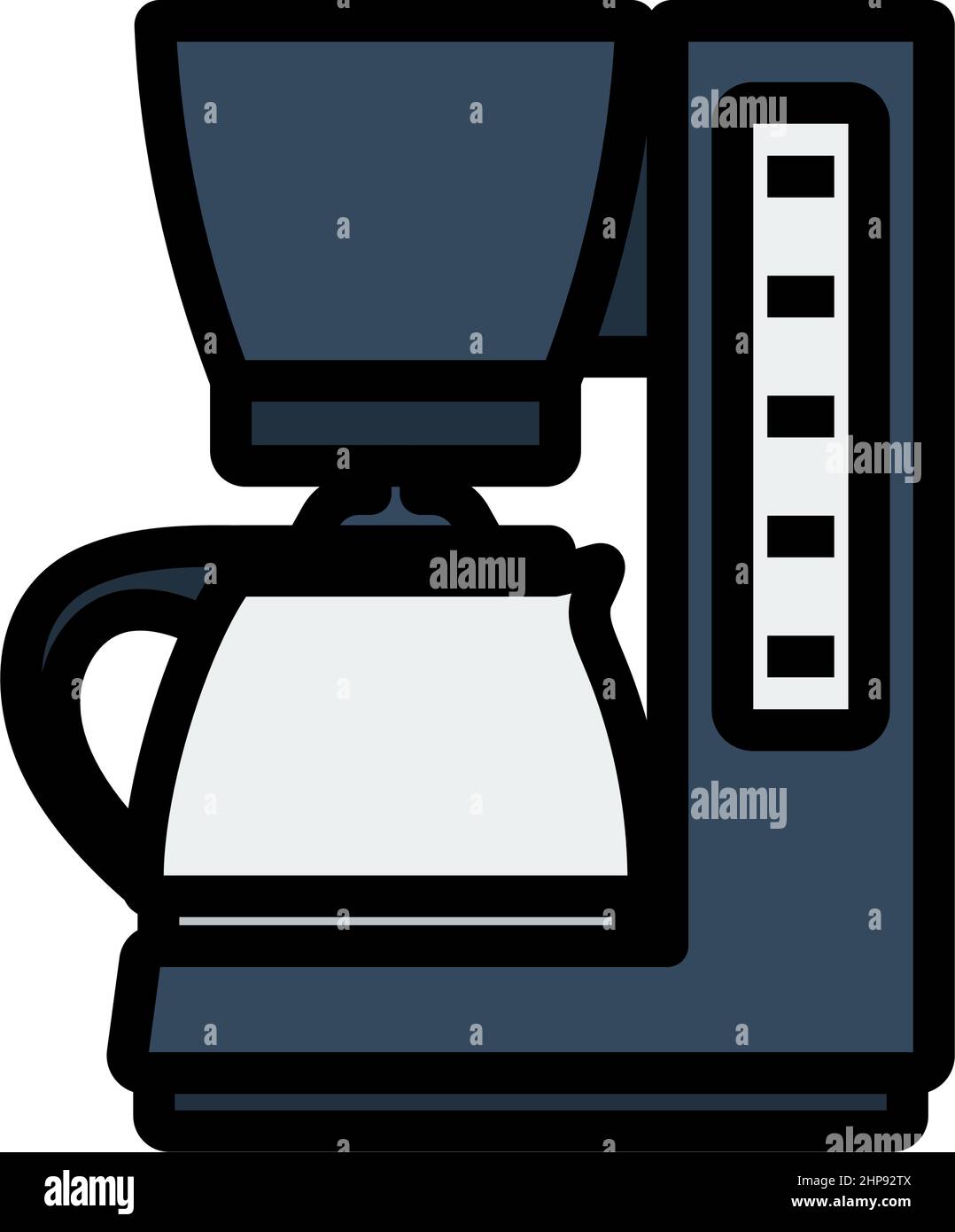 Kitchen Coffee Machine Icon Stock Vector Image & Art - Alamy