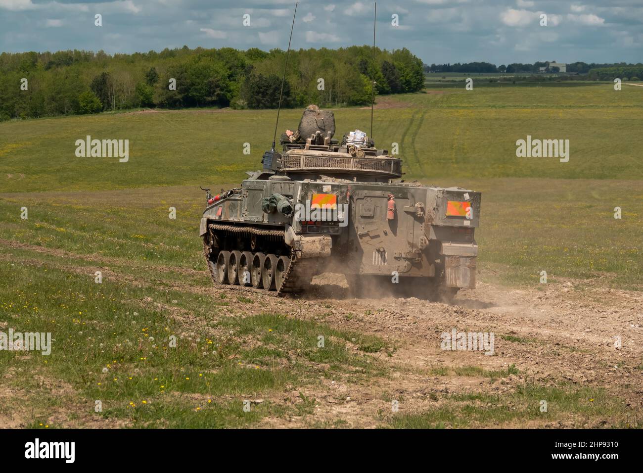 British army Warrior FV510 light infantry fighting vehicle tank in ...