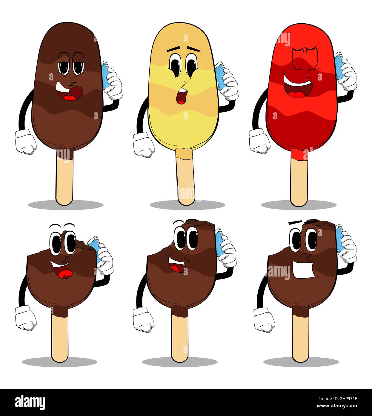 Telephone ice Stock Vector Images - Alamy