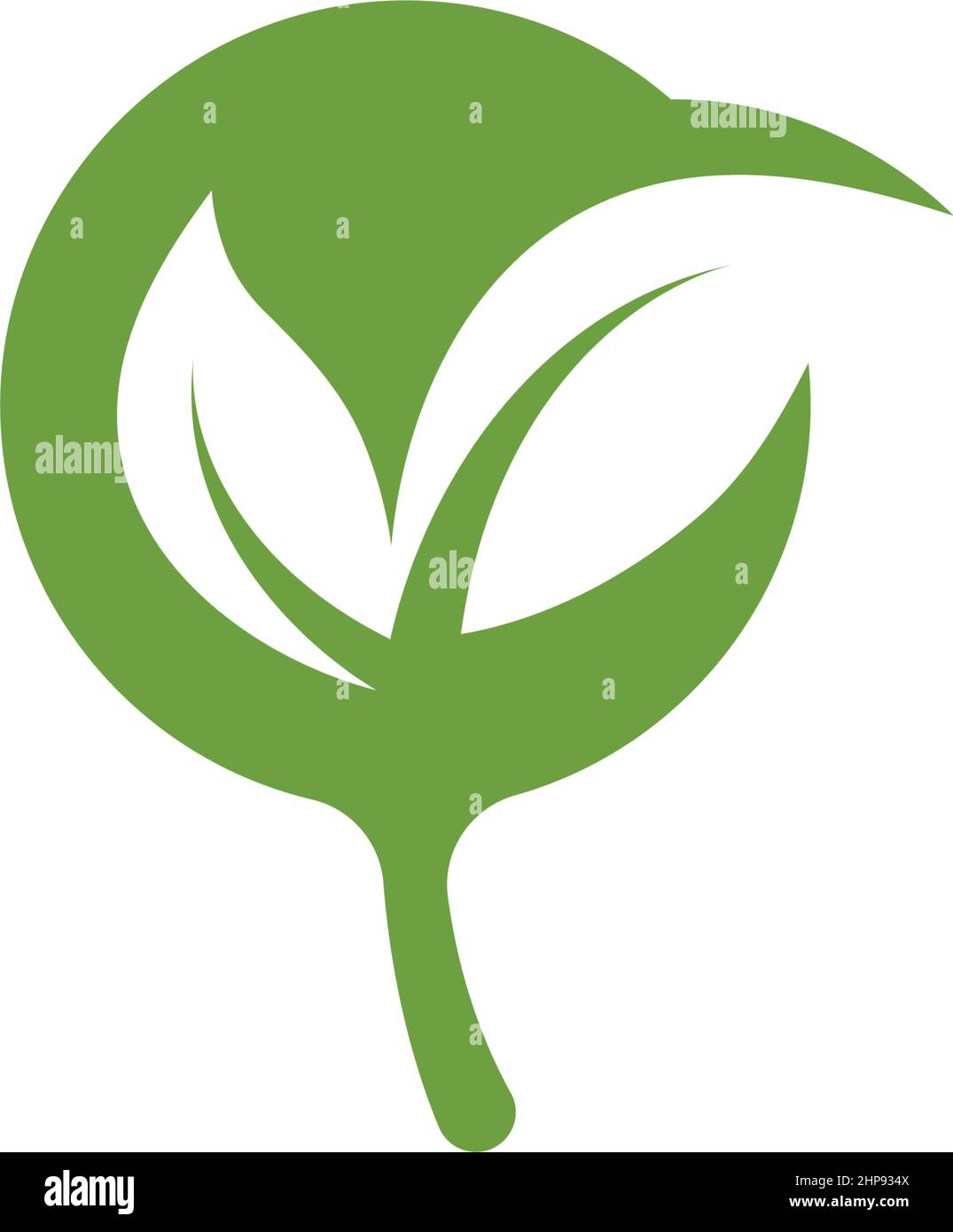 organic leaves icon vector design template Stock Vector Image & Art - Alamy