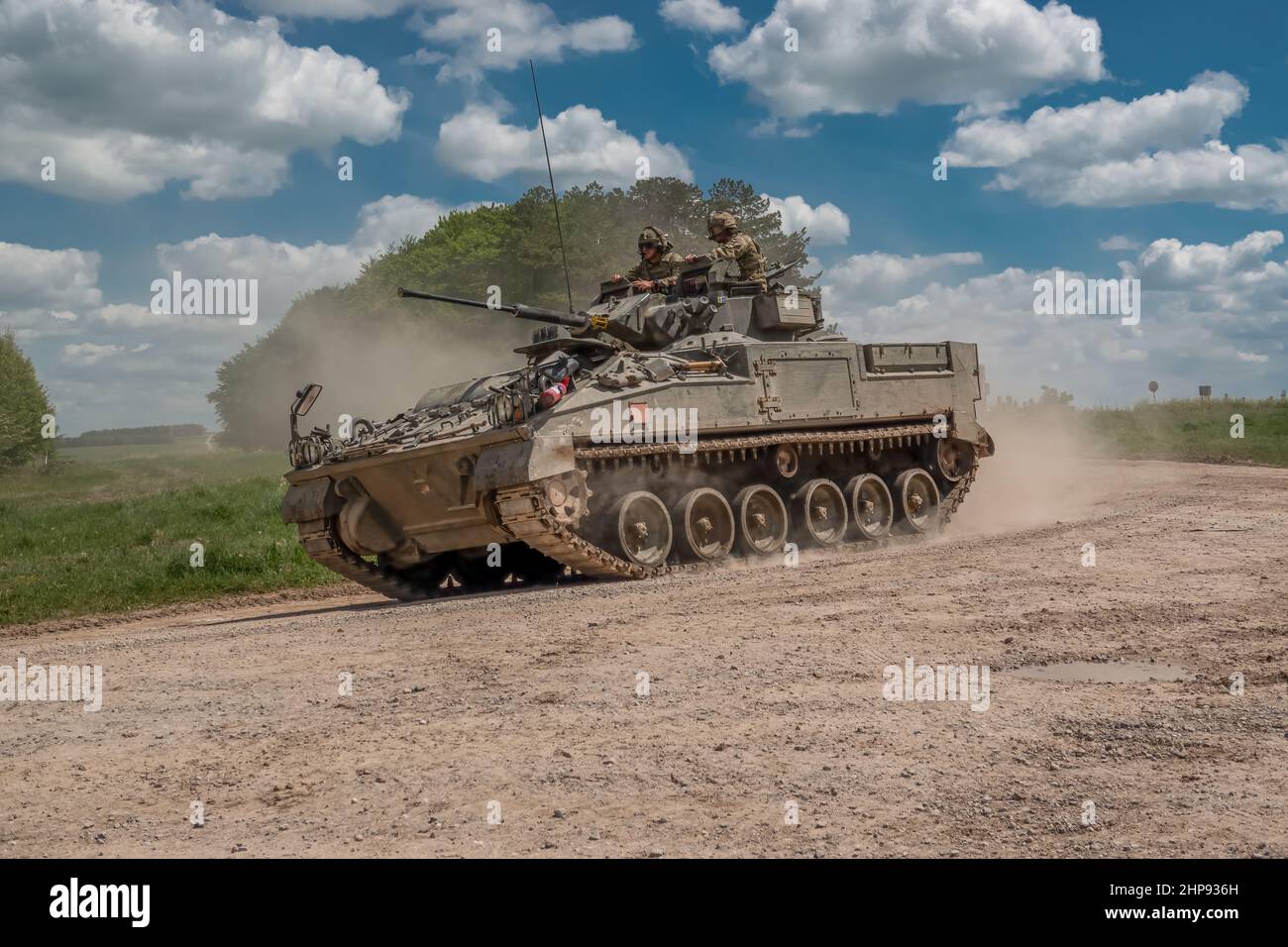 British army Warrior FV510 light infantry fighting vehicle tank in ...