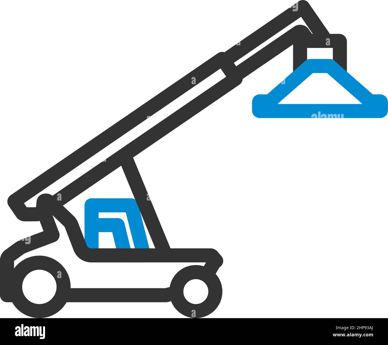Port crane icon outline Stock Vector Images - Alamy
