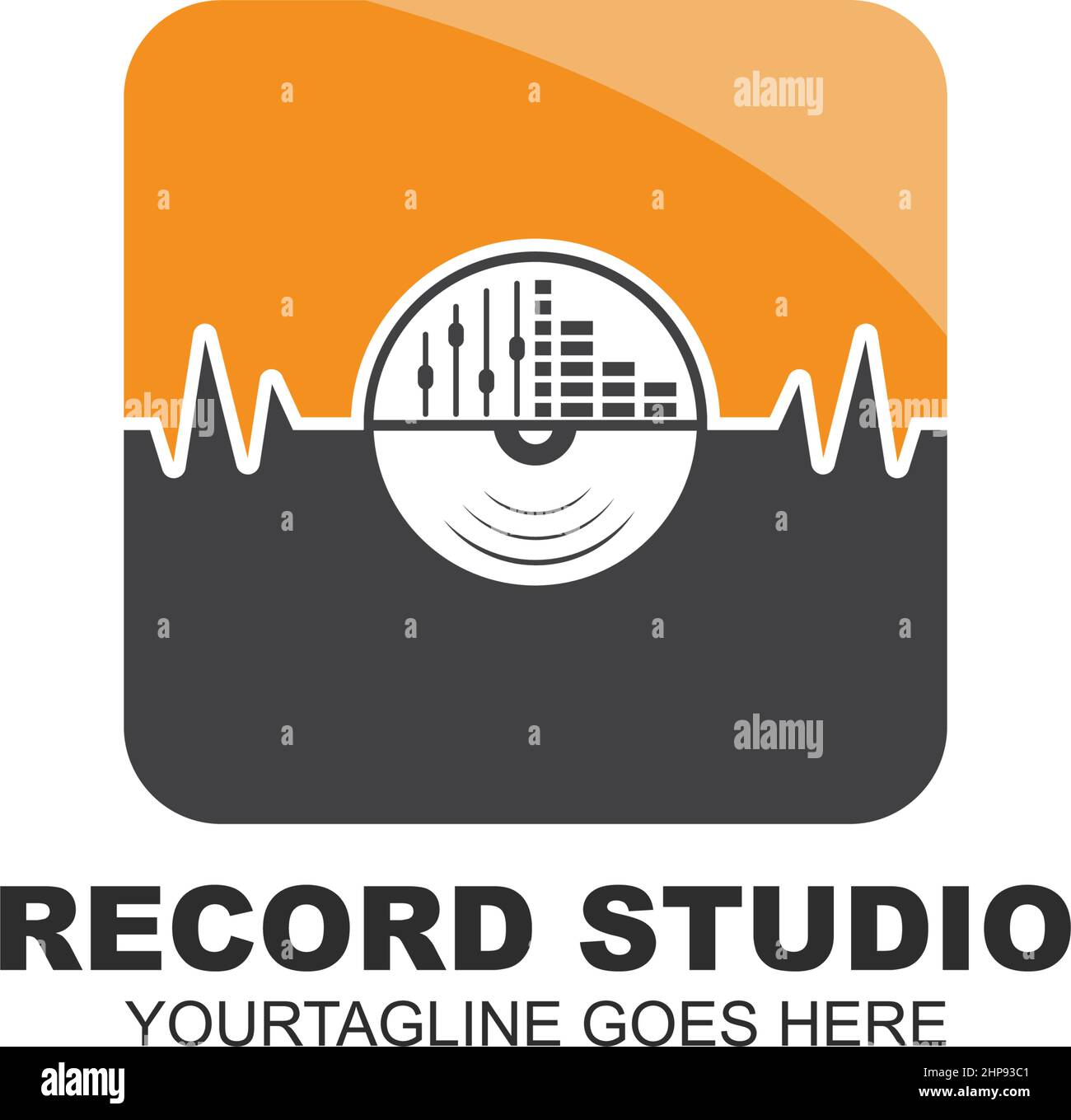 recording icon vector illustration design template Stock Vector Image ...