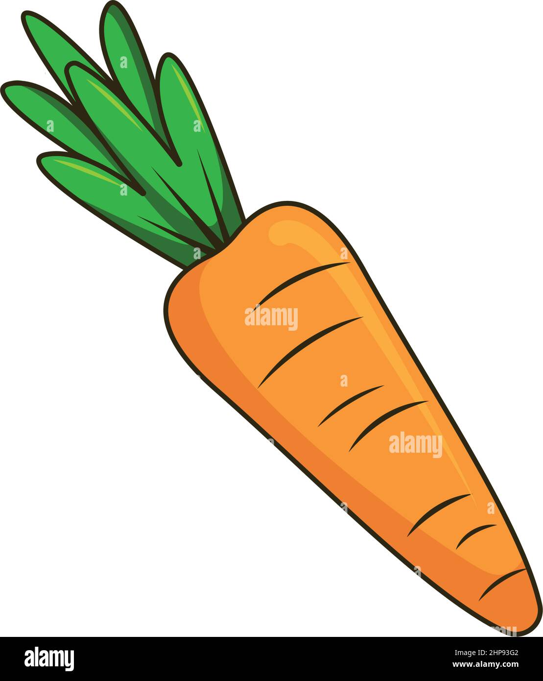 Cartoon carrot ripe health icon hi-res stock photography and images - Alamy