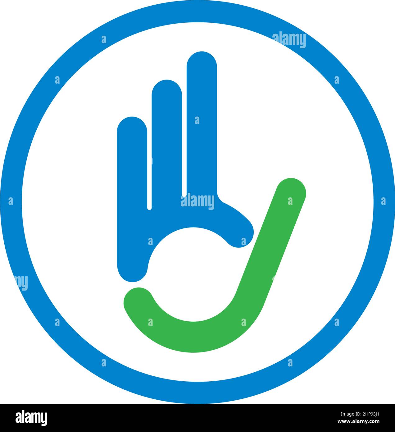 ok hand gesture check mark icon vector illustration design Stock Vector ...