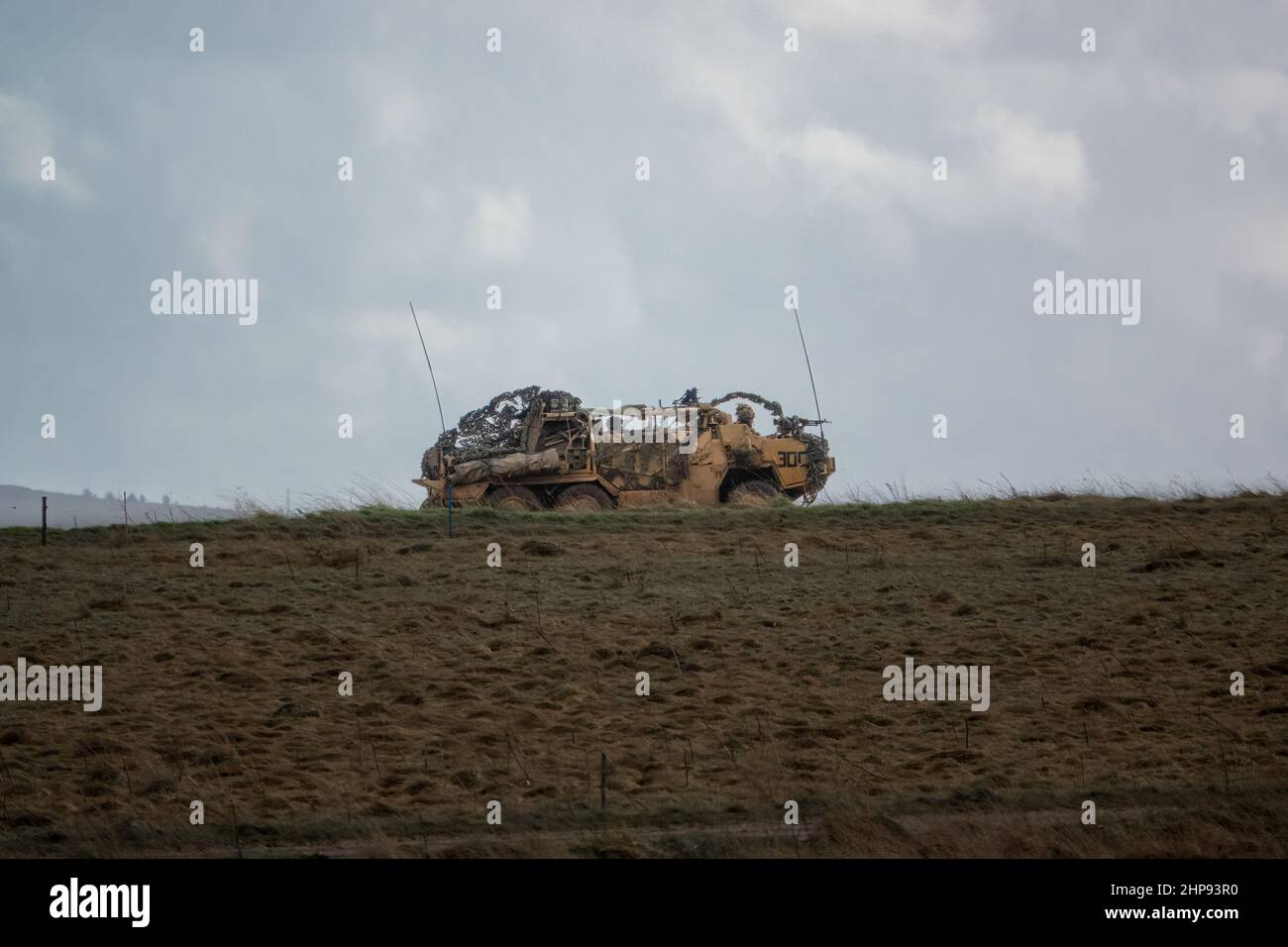 British army Supacat Coyote 6x6 rapid assault, fire support and ...