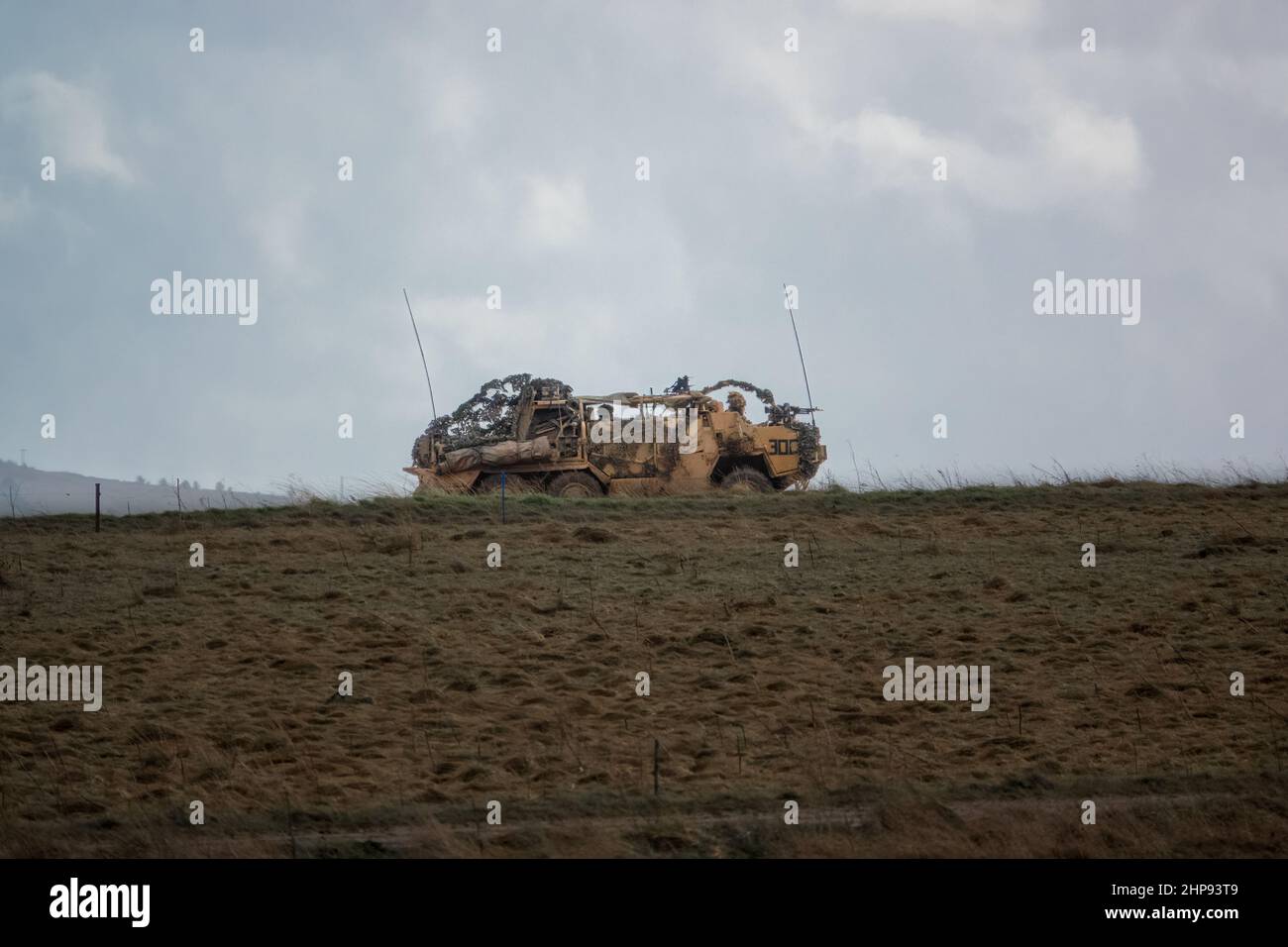 British army Supacat Coyote 6x6 rapid assault, fire support and ...