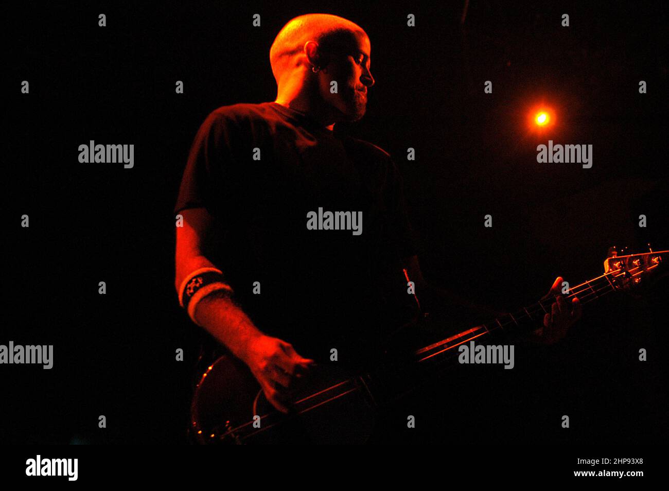 Milan Italy 2002-02-23 : Live concert by the American band Linkin Park ...