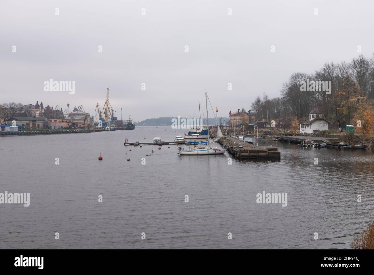 The Port of Vyborg, currently, it has 13 berths located along the ...