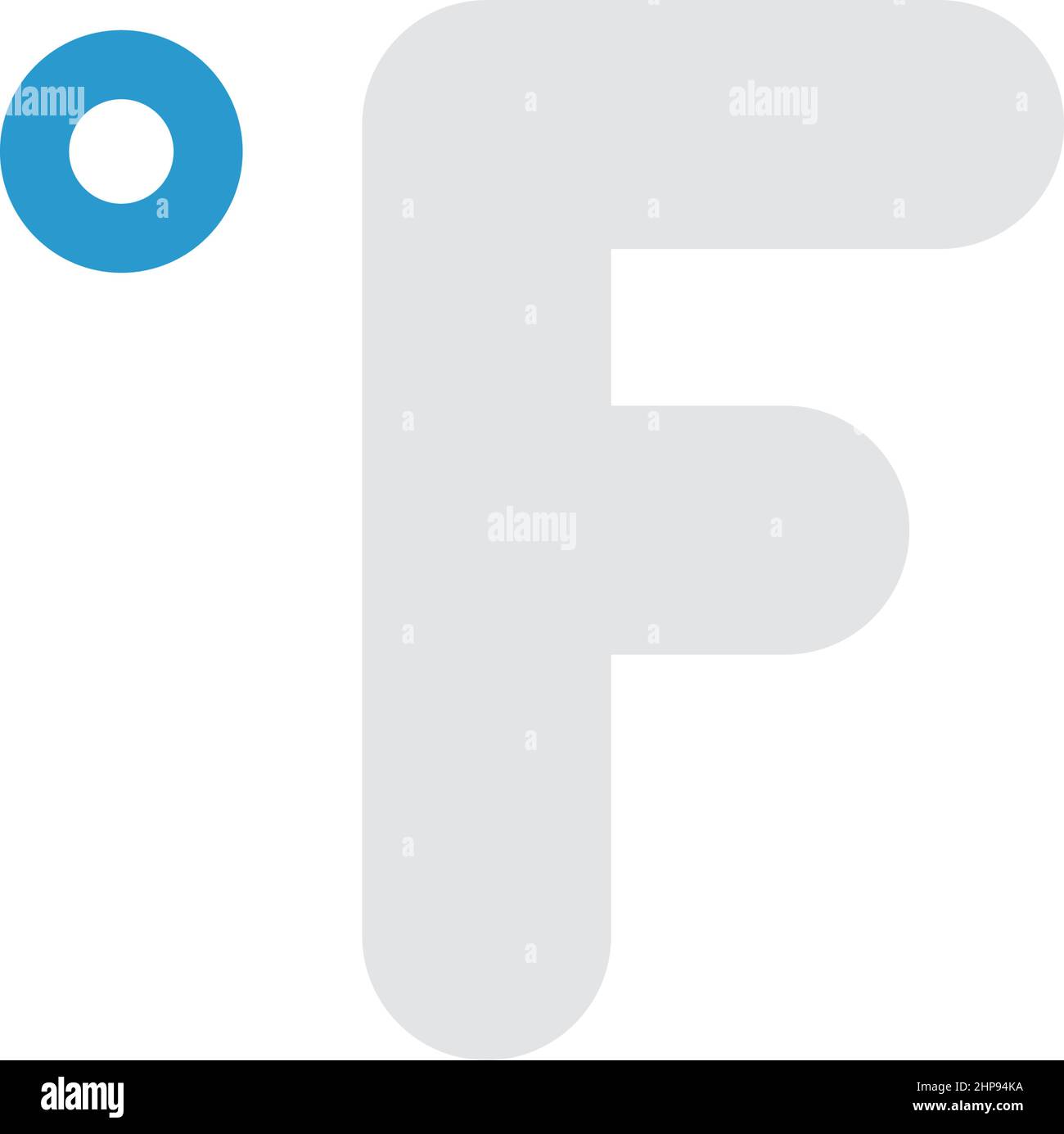 Fahrenheit Degree Icon Stock Vector Image & Art - Alamy