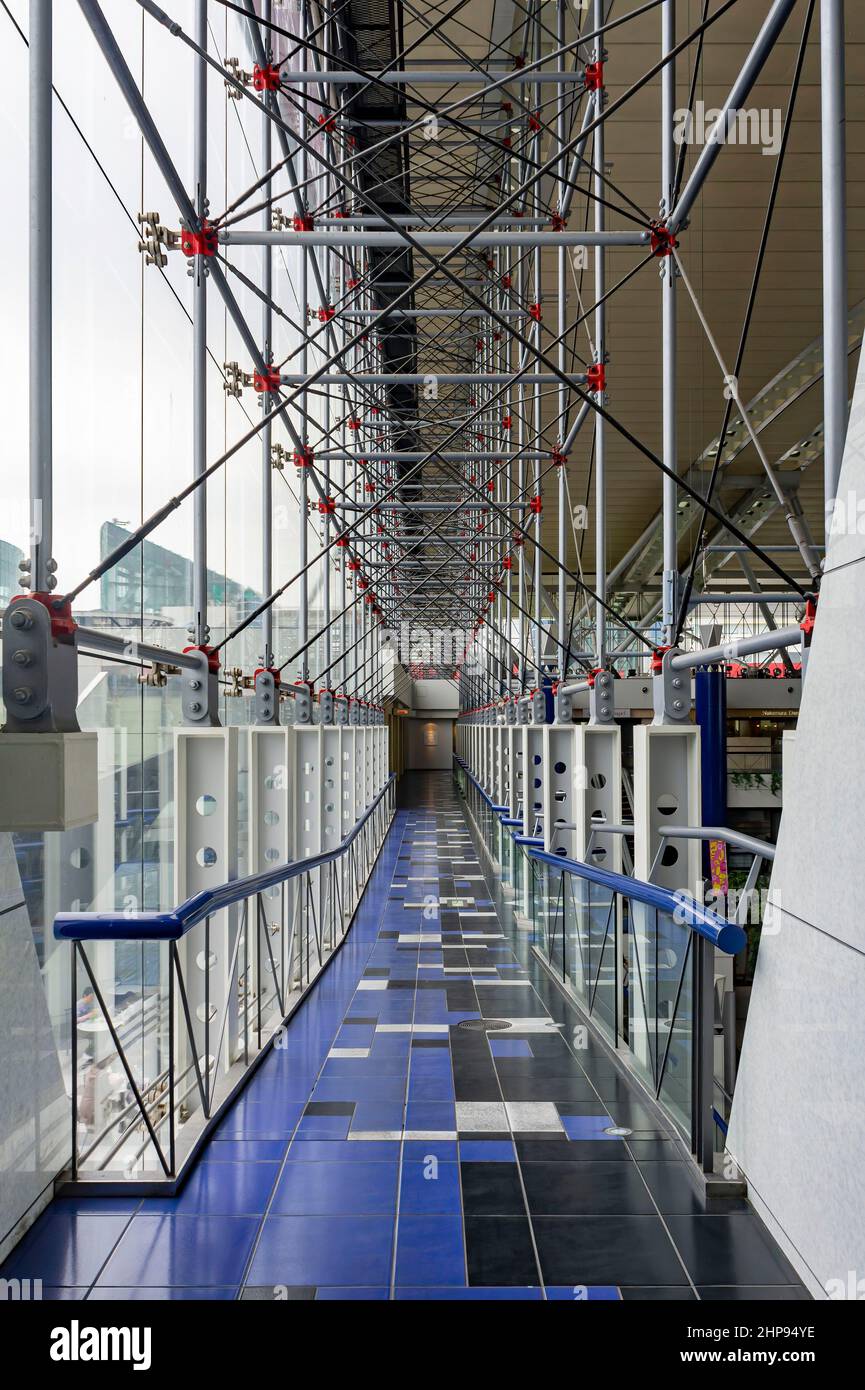 Osaka, APR 30 2011 - Interior view of the Cosmo Tower Observatory Stock ...