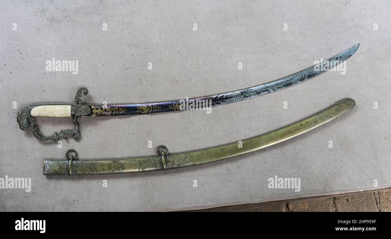 1812 us officers dress sword hi-res stock photography and images - Alamy