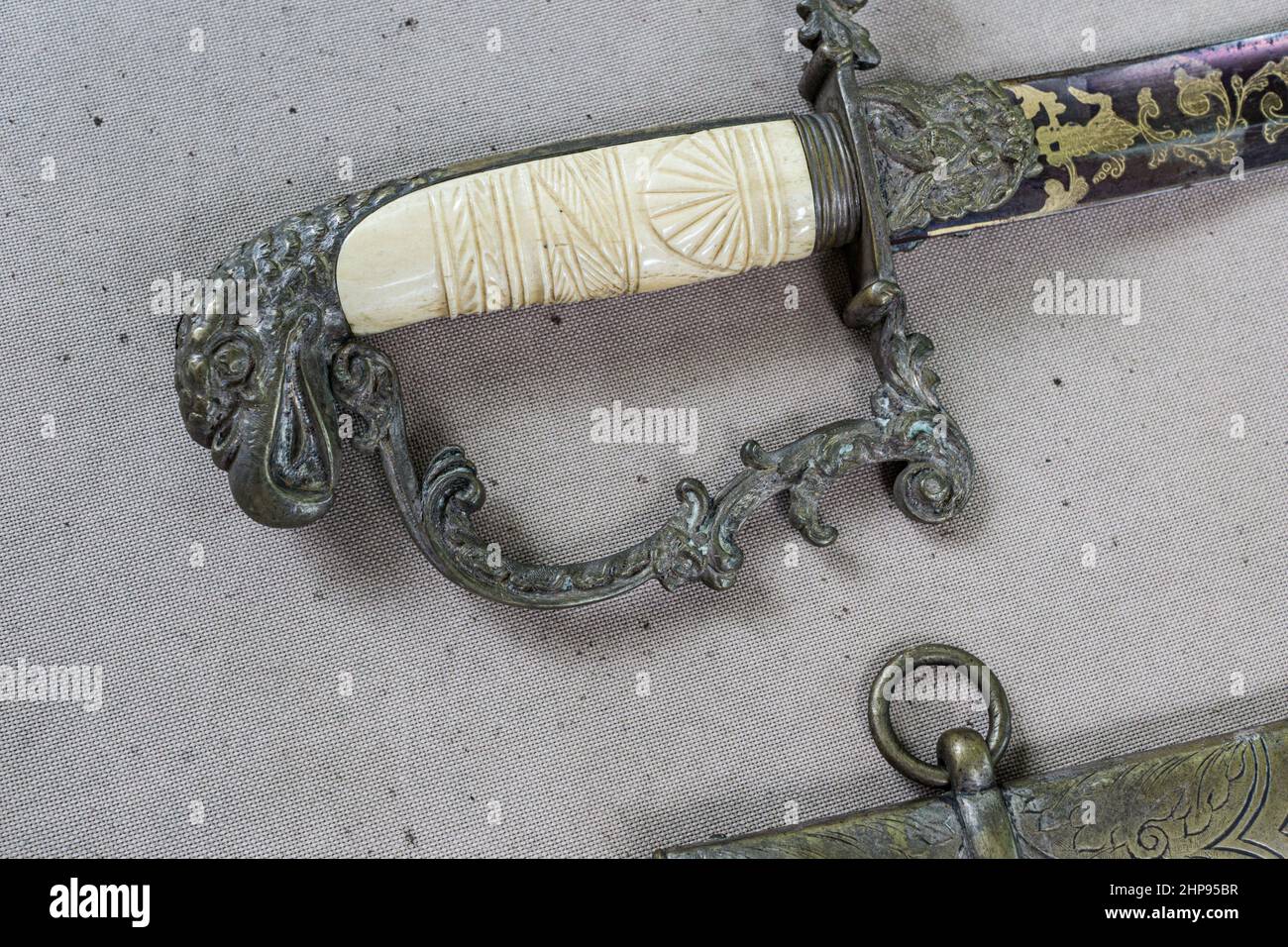 1812 us officers dress sword hi-res stock photography and images - Alamy