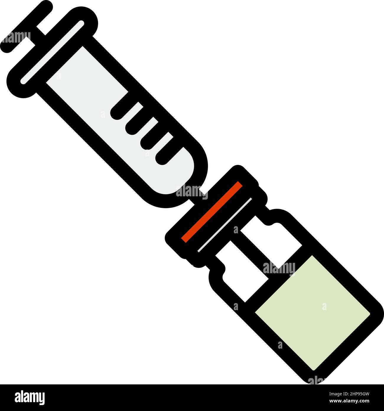 Virus help icon outline Cut Out Stock Images & Pictures - Alamy