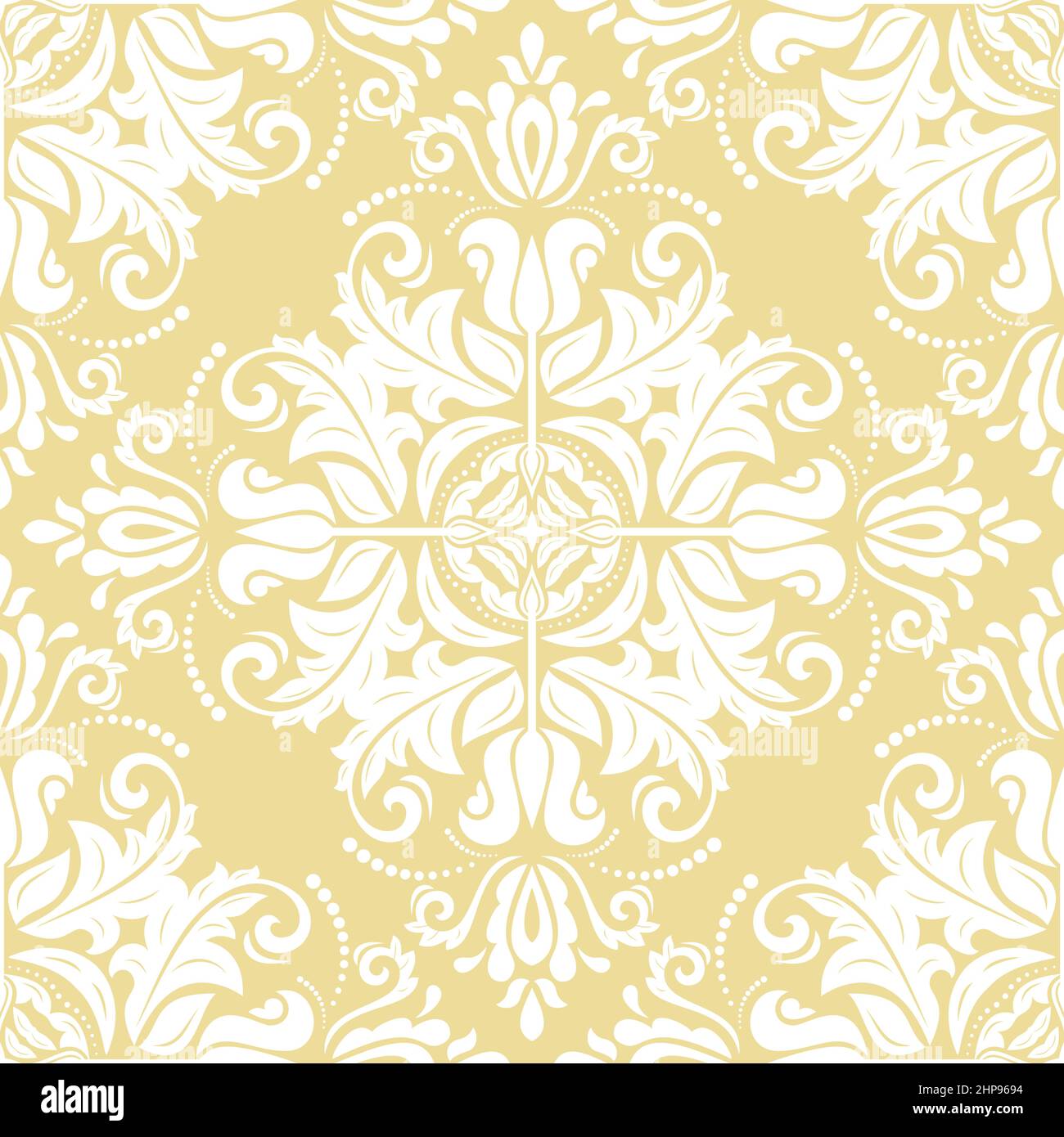 Classic seamless vector pattern. Damask orient ornament. Classic ...