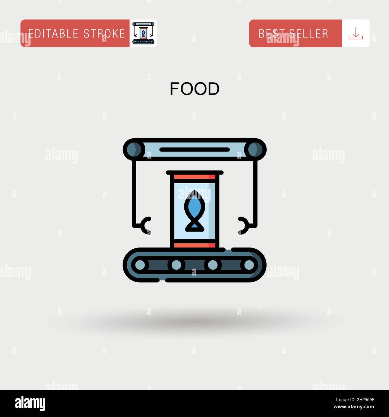 Food Simple vector icon Stock Vector Image & Art - Alamy