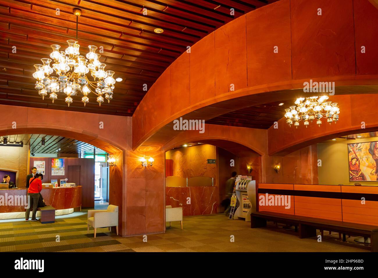 Osaka, APR 30 2011 - Interior view of a hotel Stock Photo - Alamy