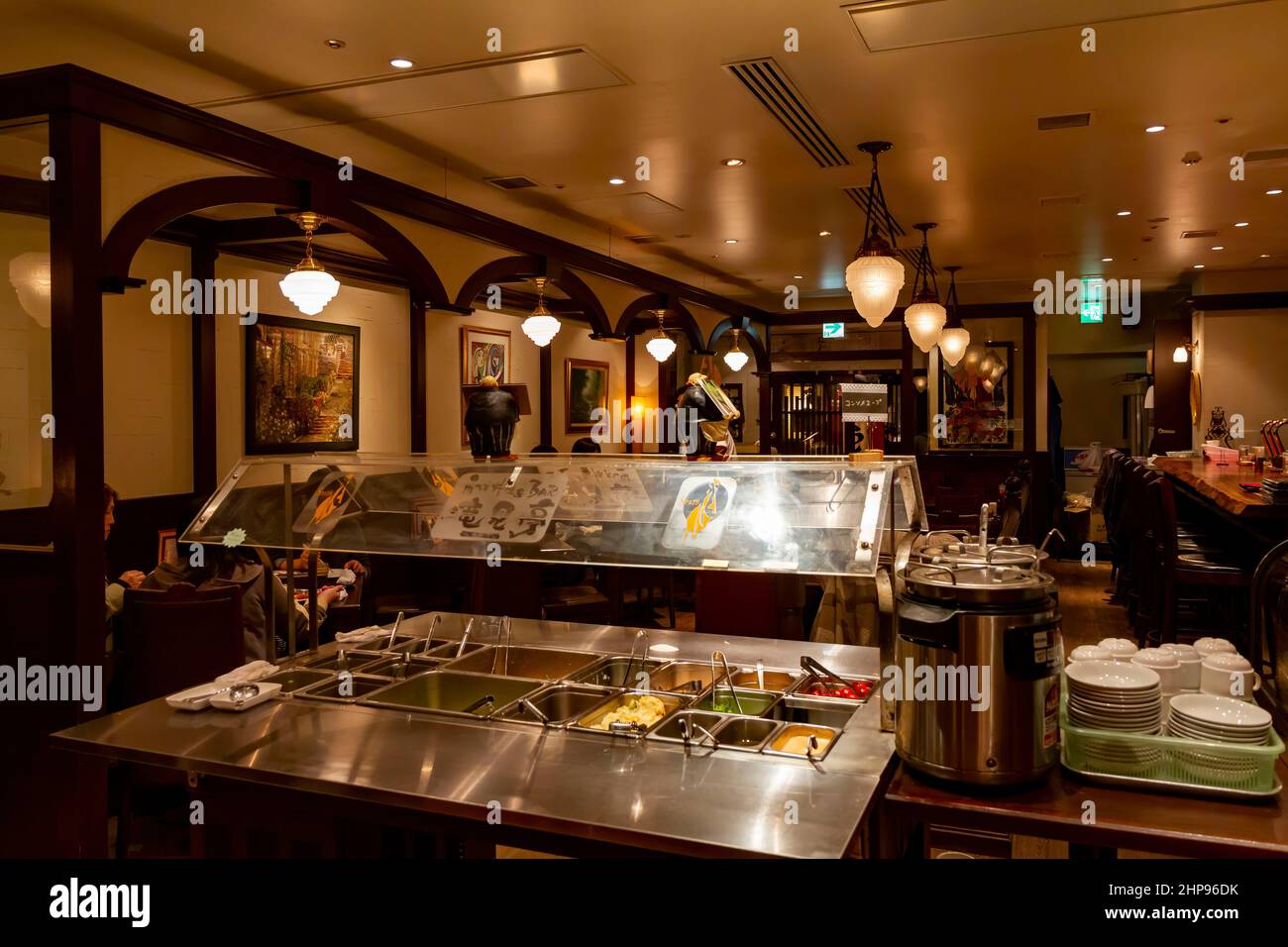 Osaka, APR 30 2011 - Interior view of a Japanese western style ...