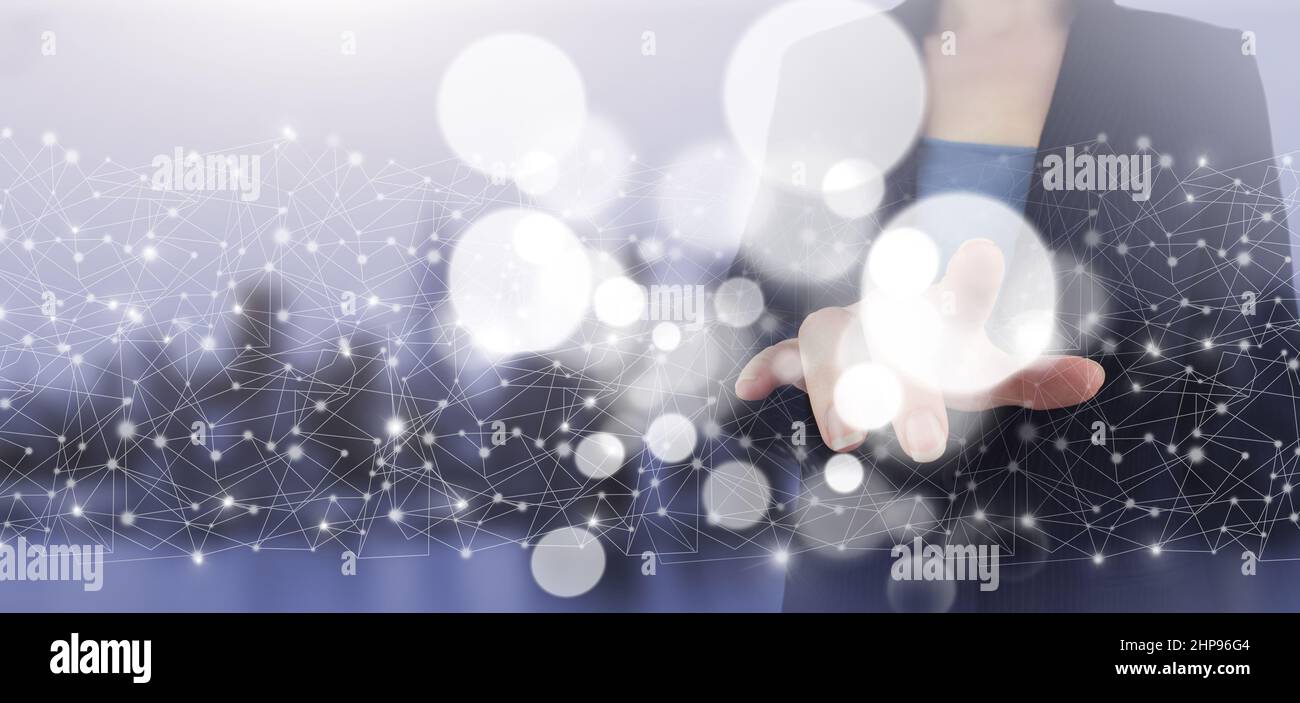 Technical Support Customer Service Business Technology Internet. Hand ...