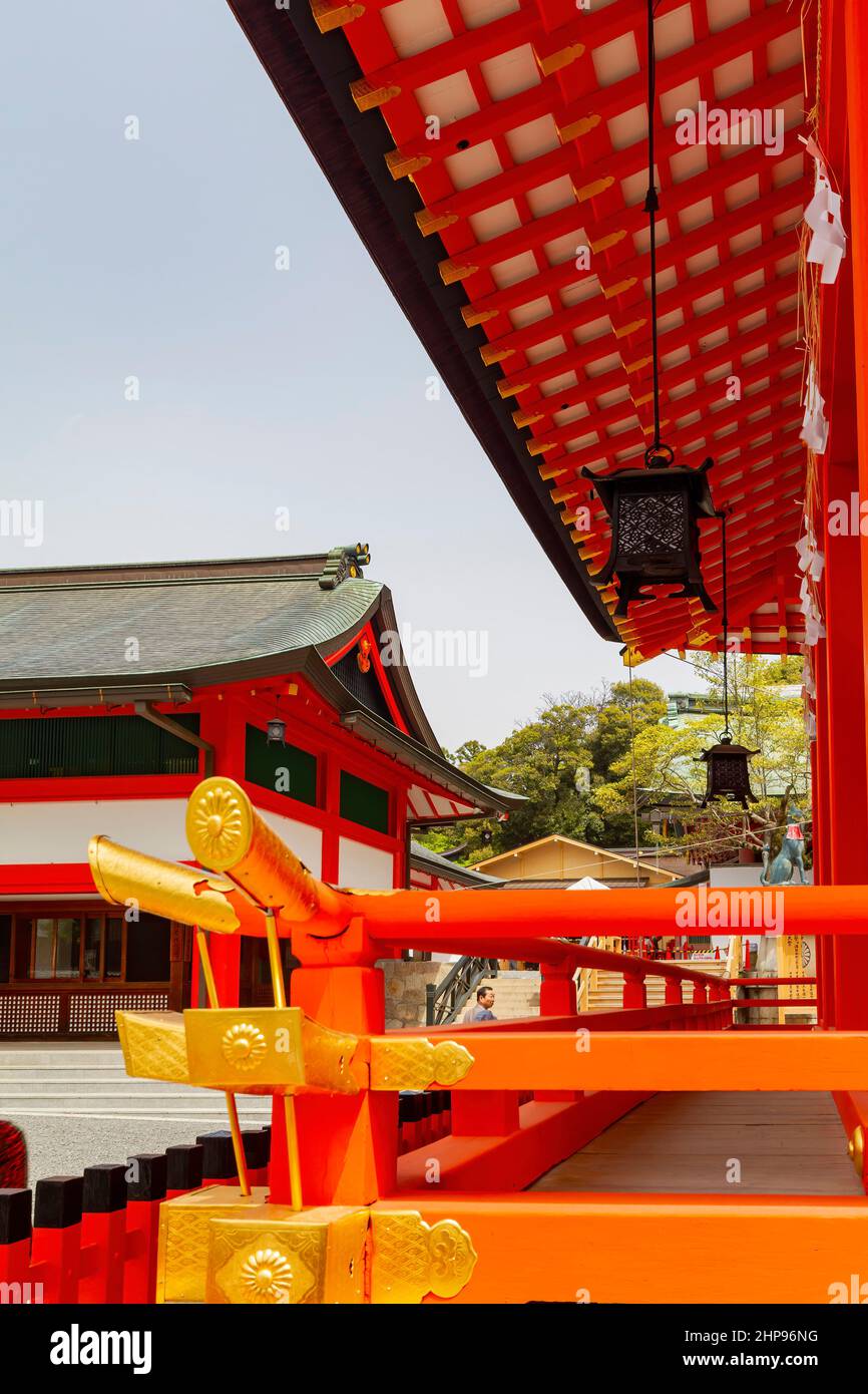 Kyoto, MAY 2 2011 - Sunny view of the famous Fushimi Inari-taisha Stock ...