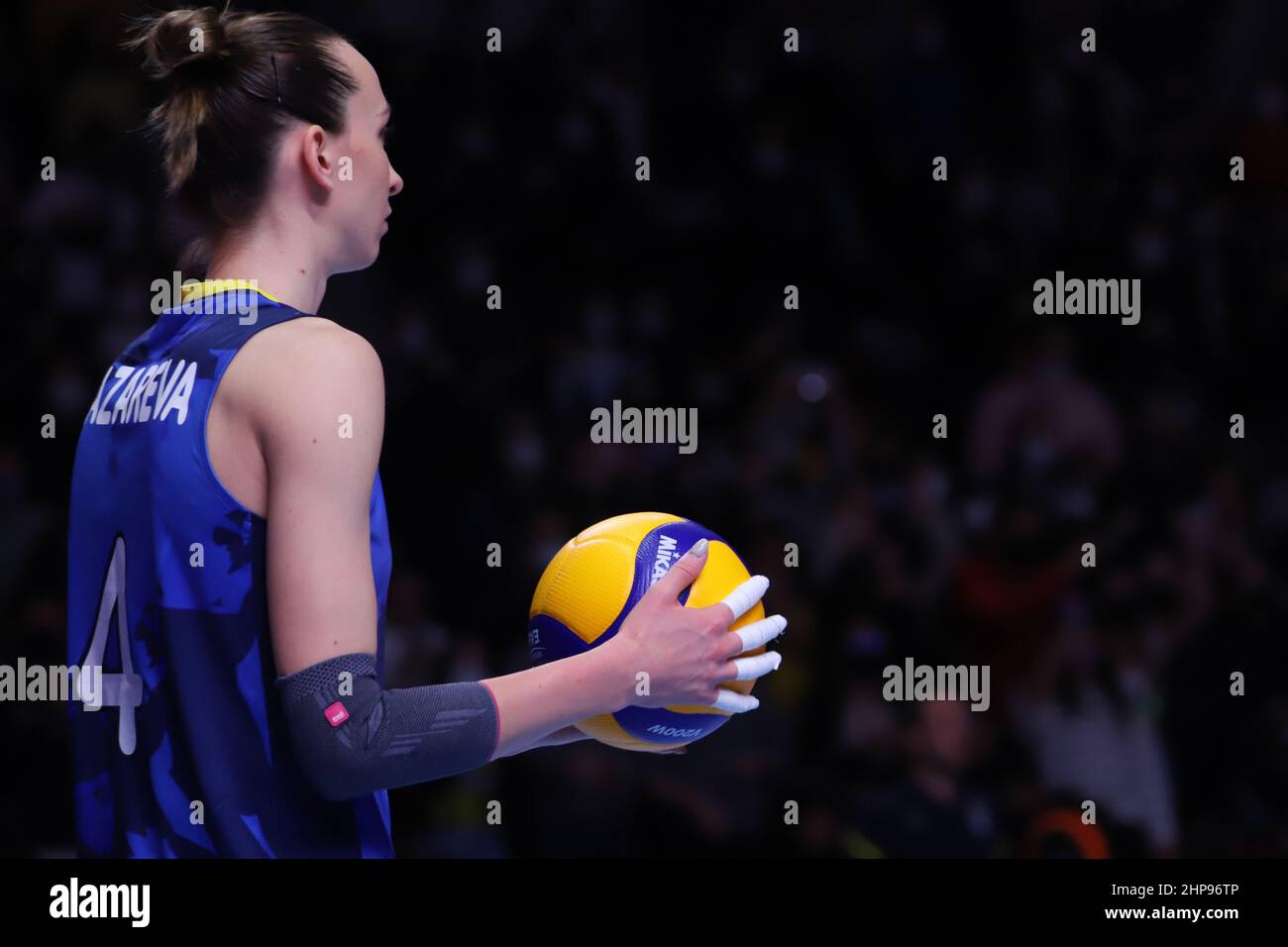 ANKARA, TURKEY - DECEMBER 19, 2021: Anna Lazareva in Fenerbahce Opet vs ...