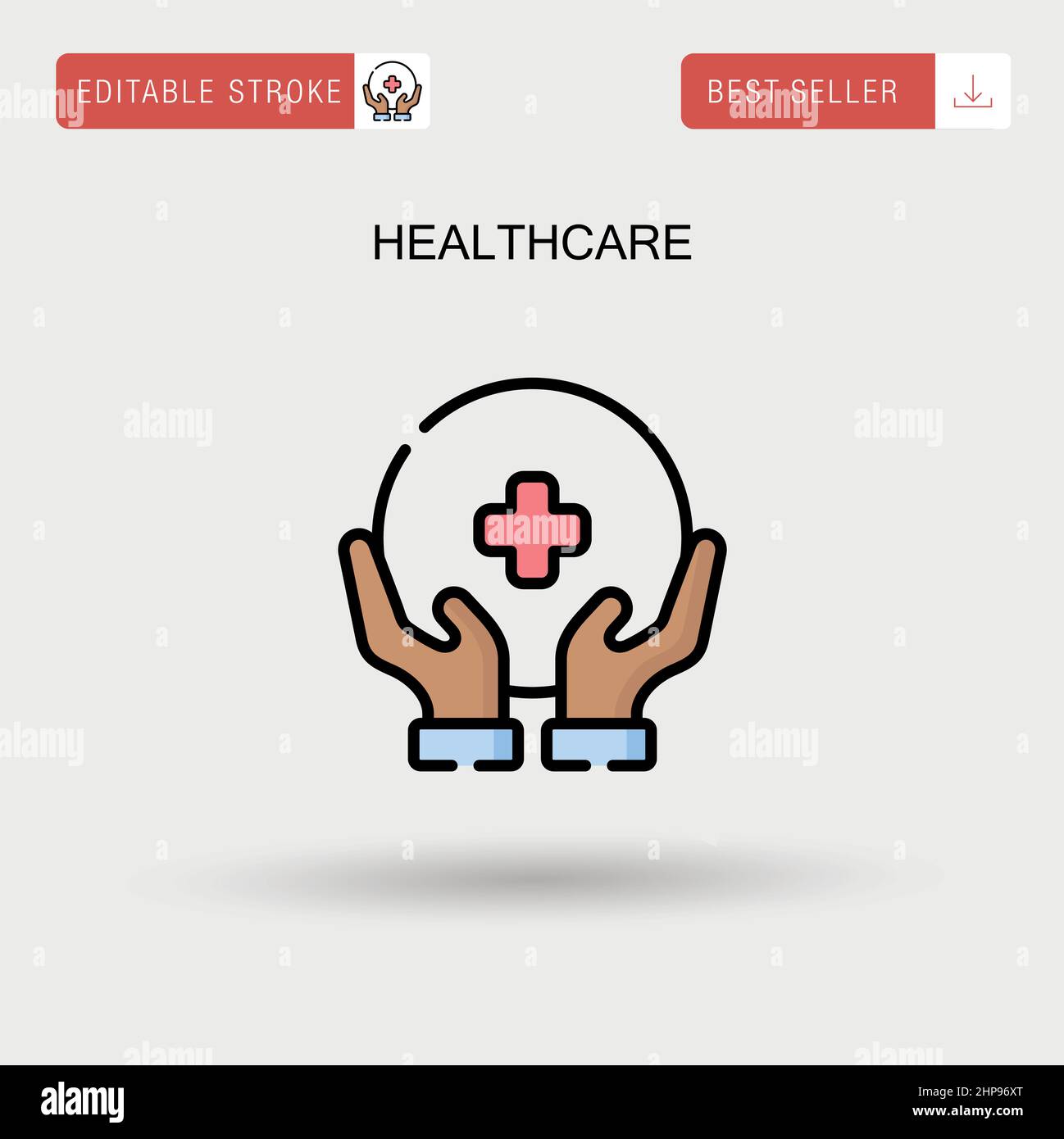 Healthcare technology icon Stock Vector Images - Alamy