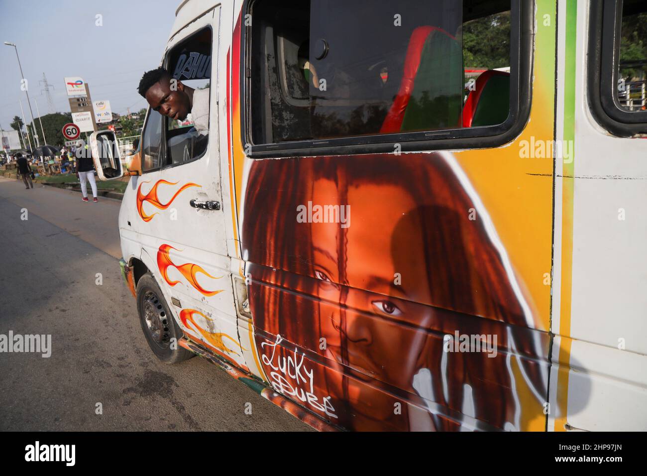 African bus driver hi-res stock photography and images - Alamy