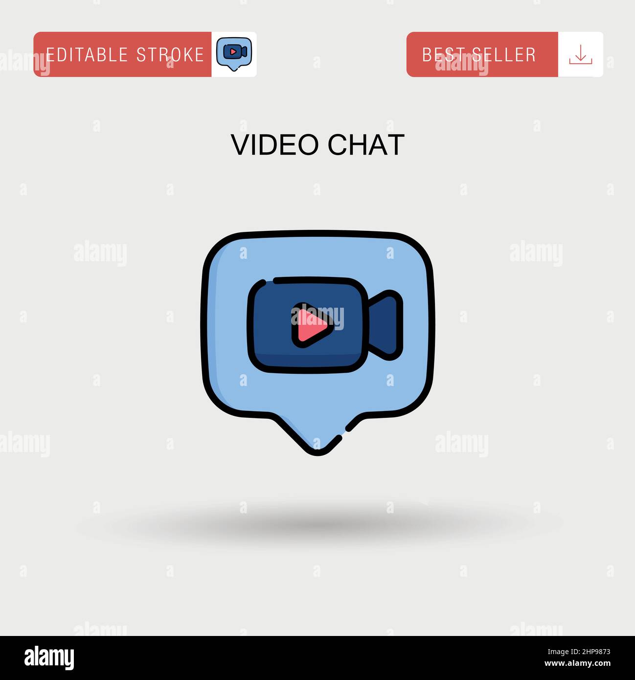 Video conference web chat Stock Vector Images - Alamy