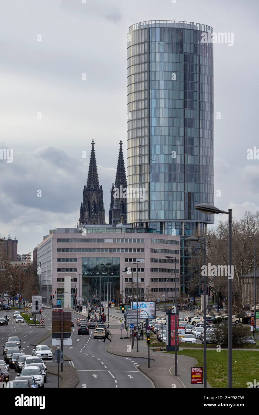 Cologne triangle tower hi-res stock photography and images - Alamy