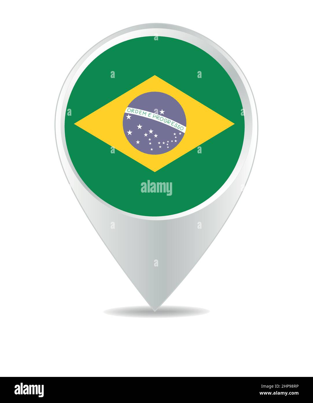 Location Icon for brazil Stock Vector Image & Art - Alamy