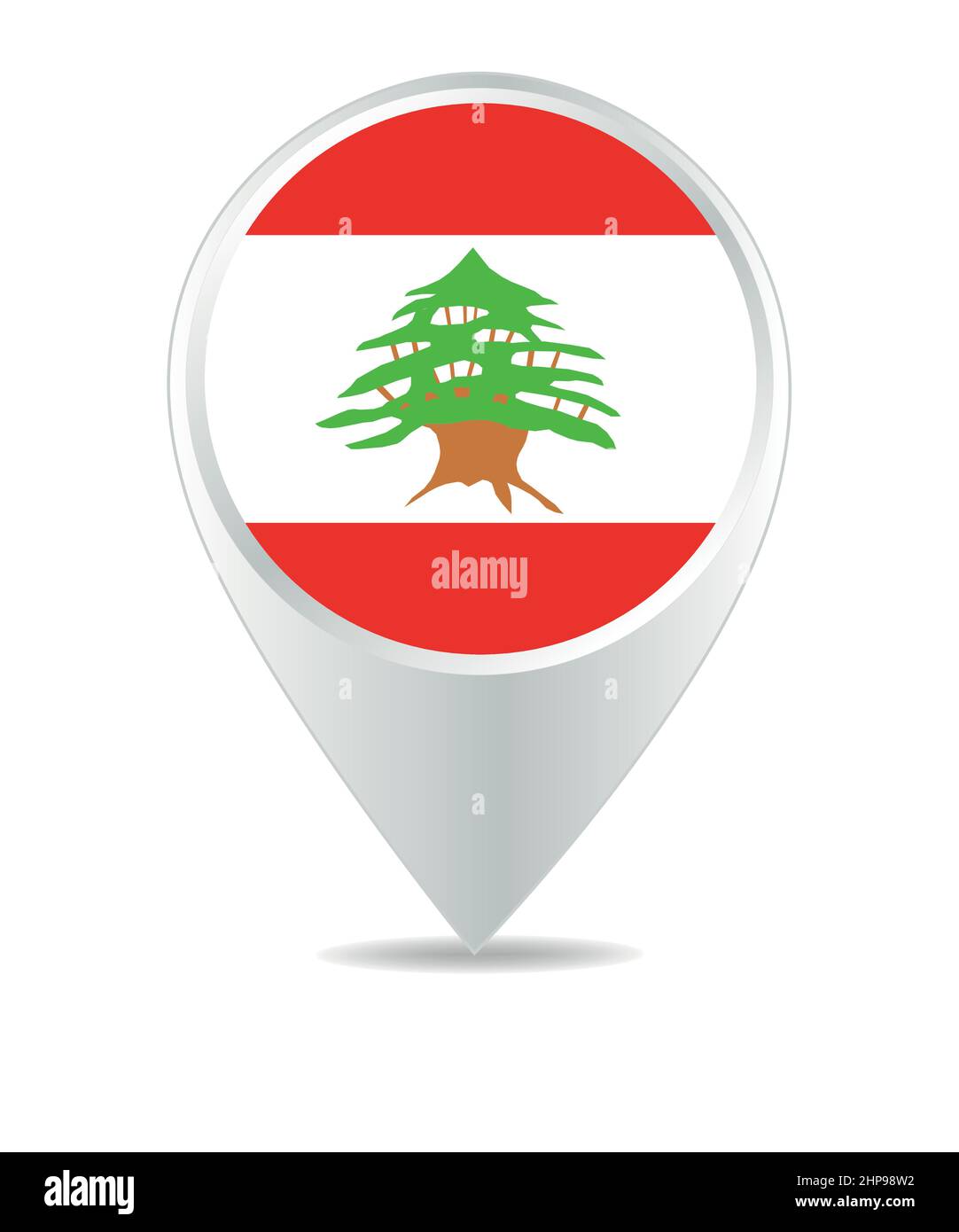 Location Icon for Lebanon Stock Vector Image & Art - Alamy