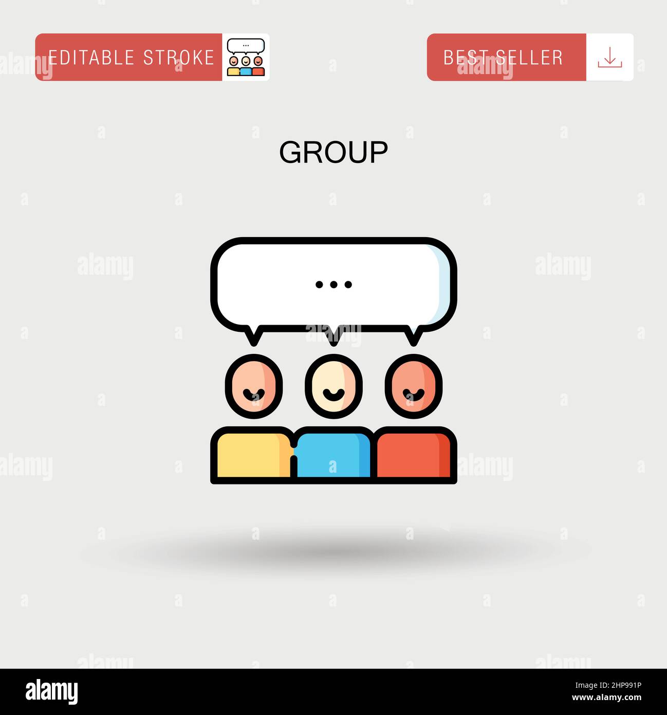 Senior group fun Stock Vector Images - Alamy