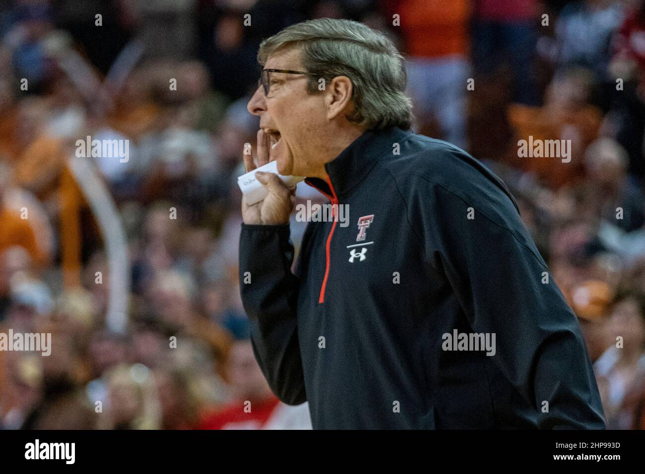 Feb 19, 2022. Head coach Mark Adams of the #11 Texas Tech Red Raiders ...