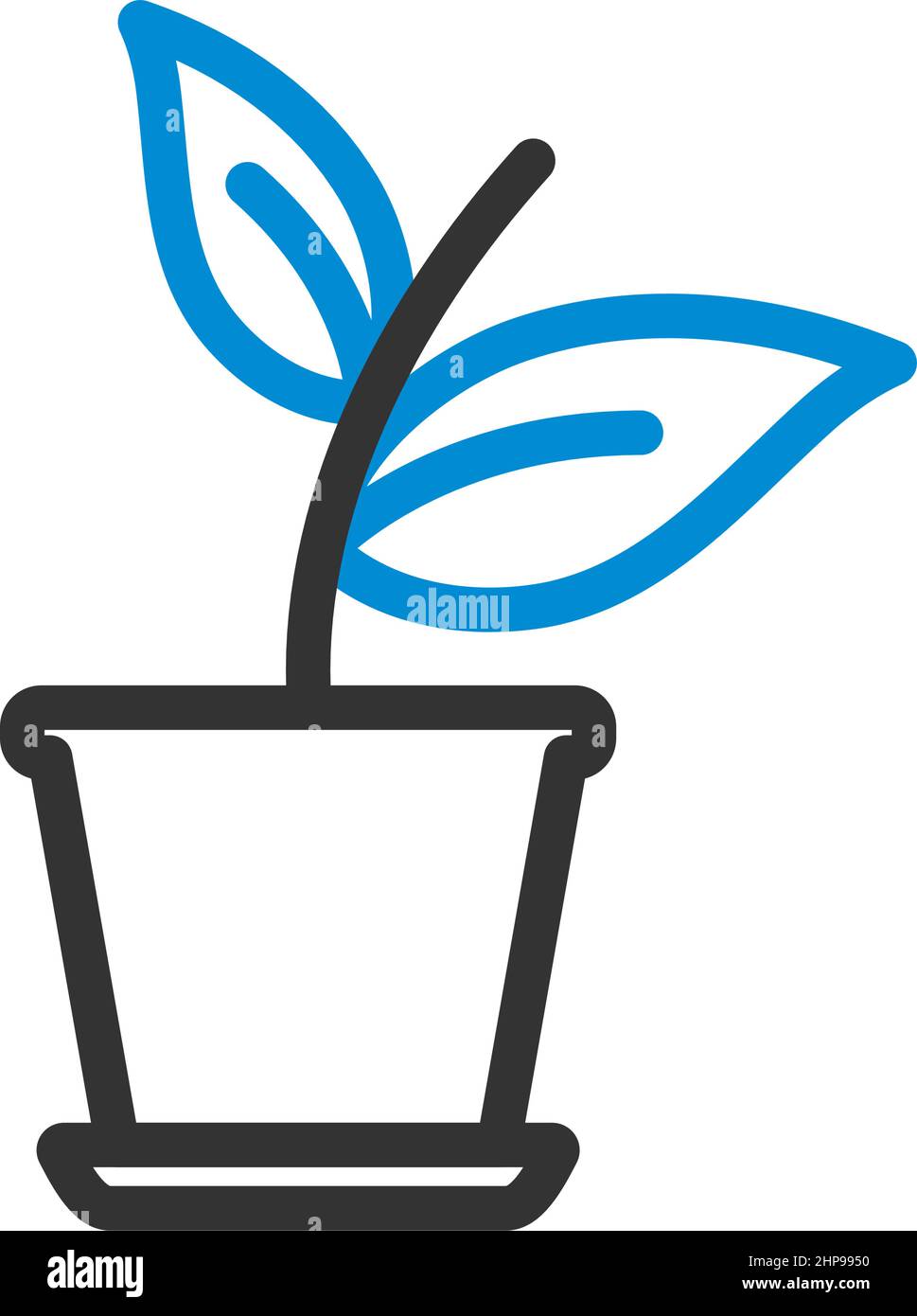 Bold line flower Stock Vector Images - Alamy