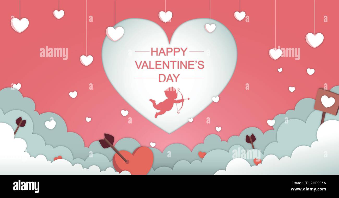 Romantic banner Stock Vector Images - Alamy