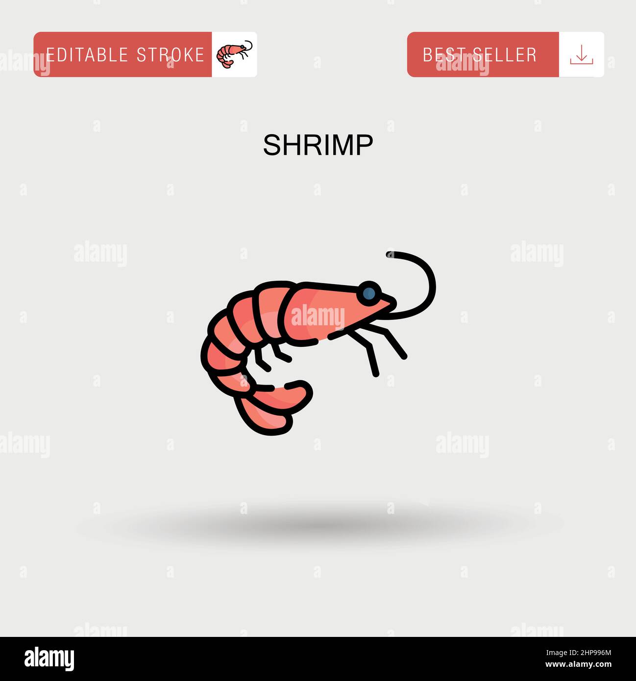 Shrimp Stock Vector Images - Alamy