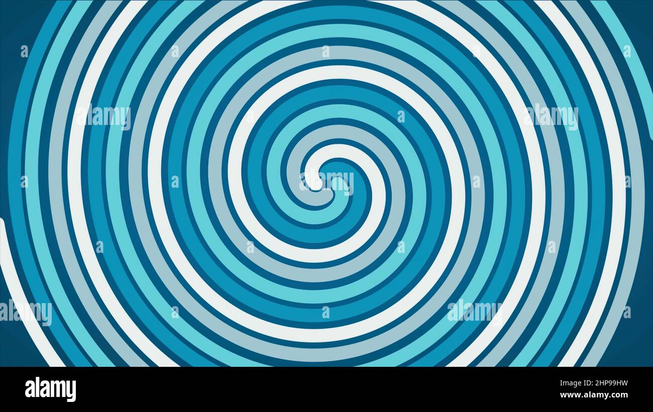 Abstract soft color spiral shape retro style animation background ...