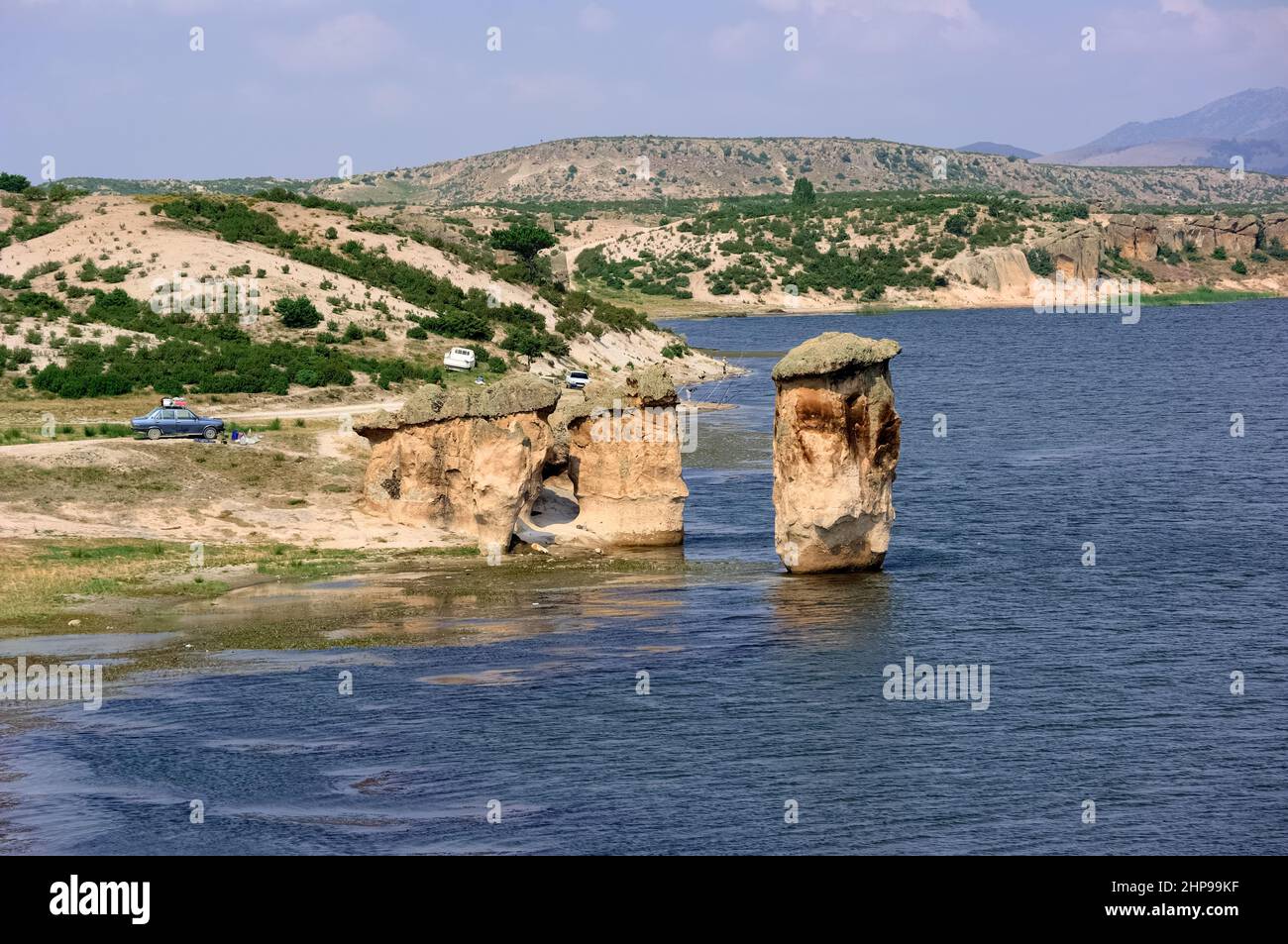 rock formation of Emre Lake in Turkey Stock Photo - Alamy
