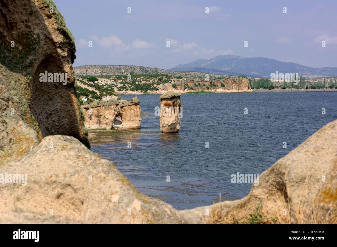 rock formation of Emre Lake in Turkey Stock Photo - Alamy