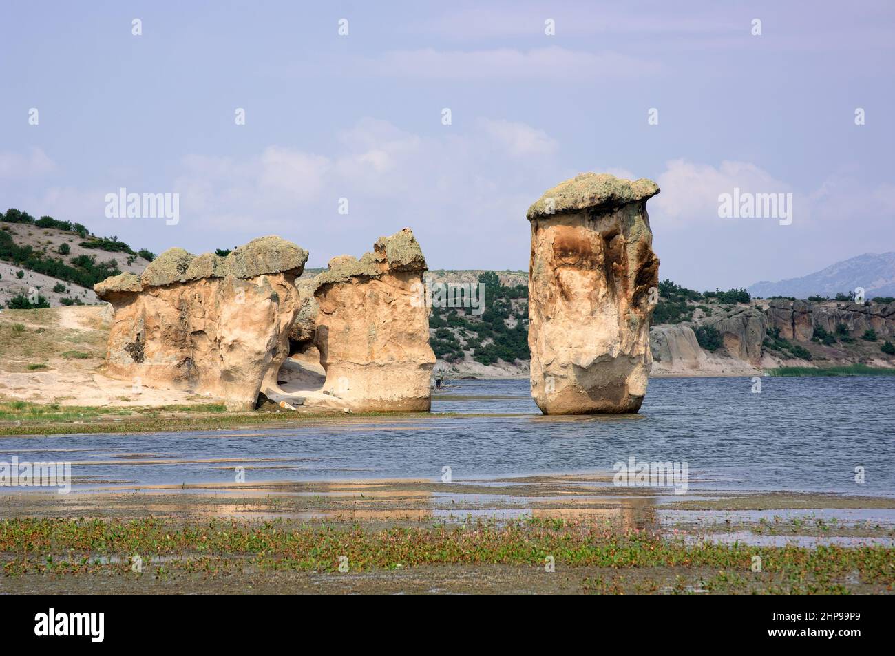rock formation of Emre Lake in Turkey Stock Photo - Alamy