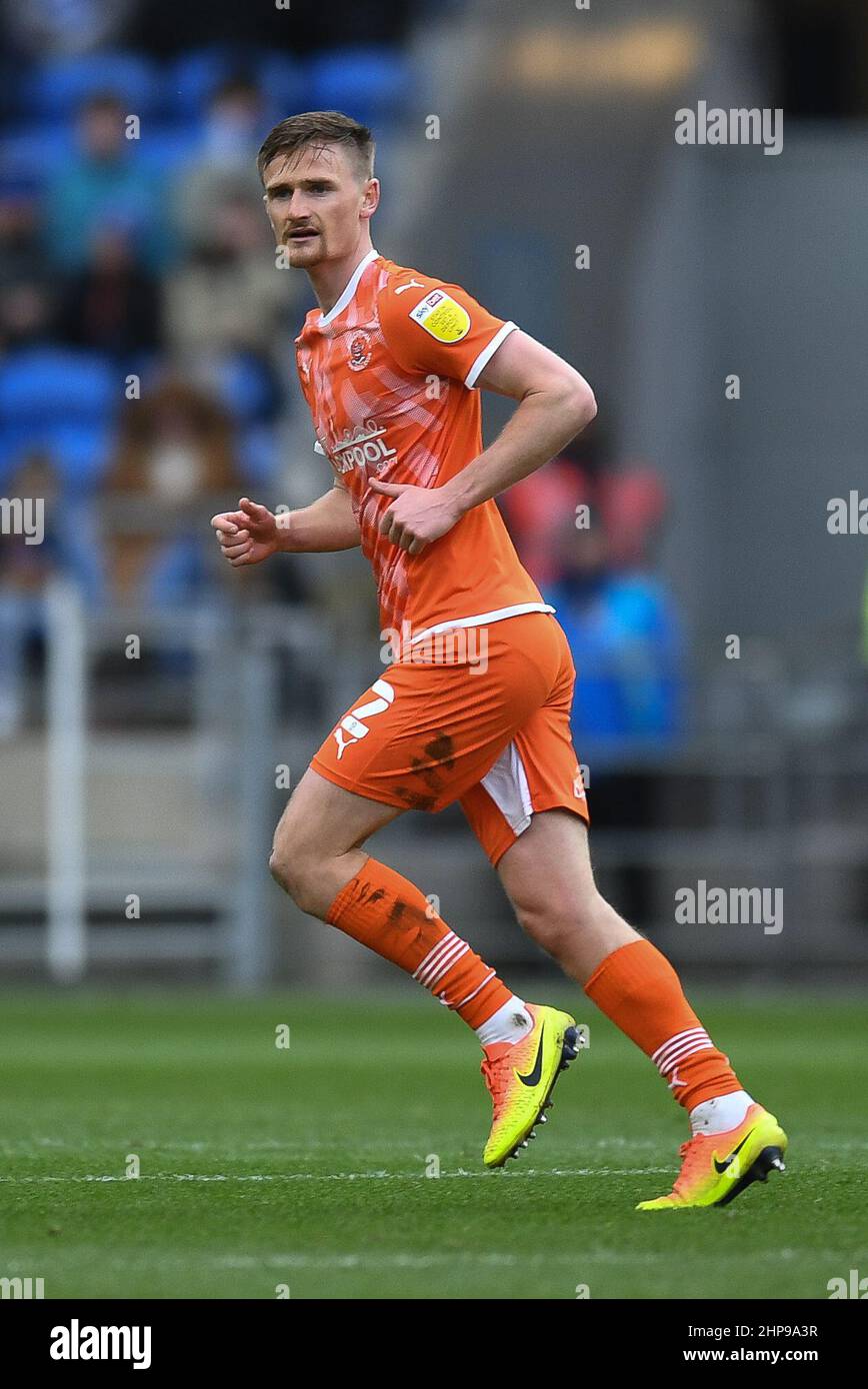 Callum Connolly #2 of Blackpool during the game Stock Photo - Alamy