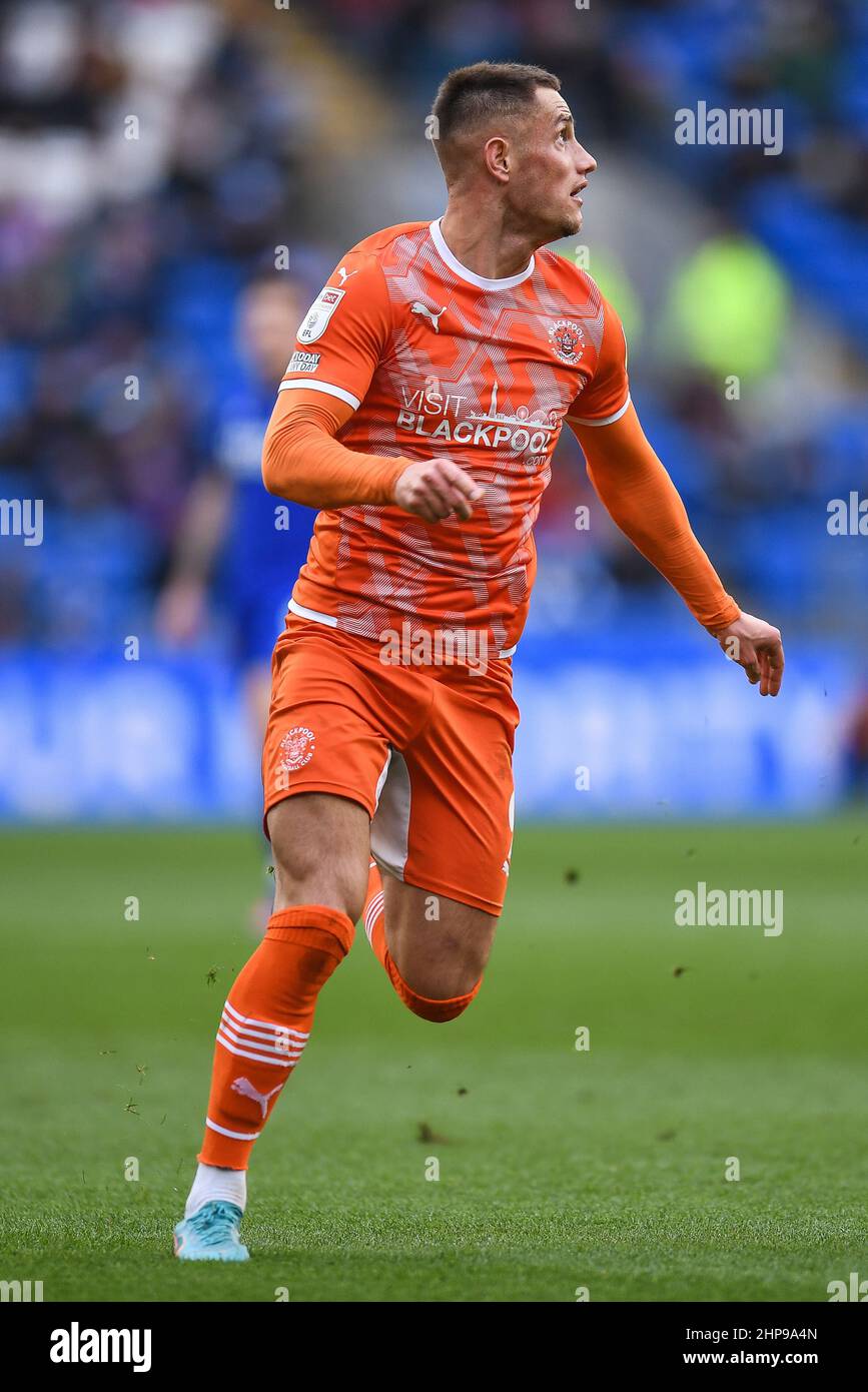 Jerry Yates #9 of Blackpool in action during the game Stock Photo - Alamy