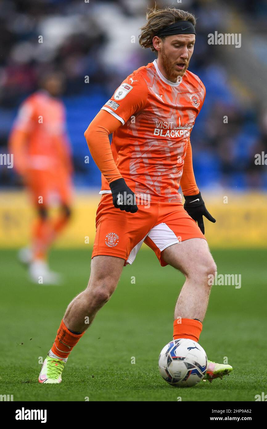Josh Bowler #11 of Blackpool in action during the game Stock Photo - Alamy