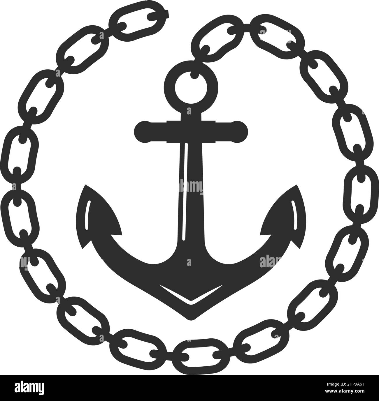Anchor chain Stock Vector Images - Alamy