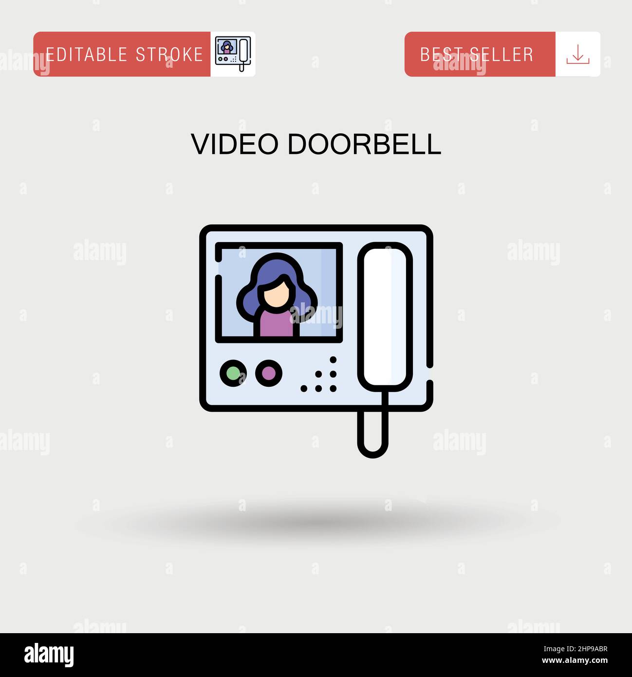 Surveillance screen on wall Stock Vector Images - Alamy