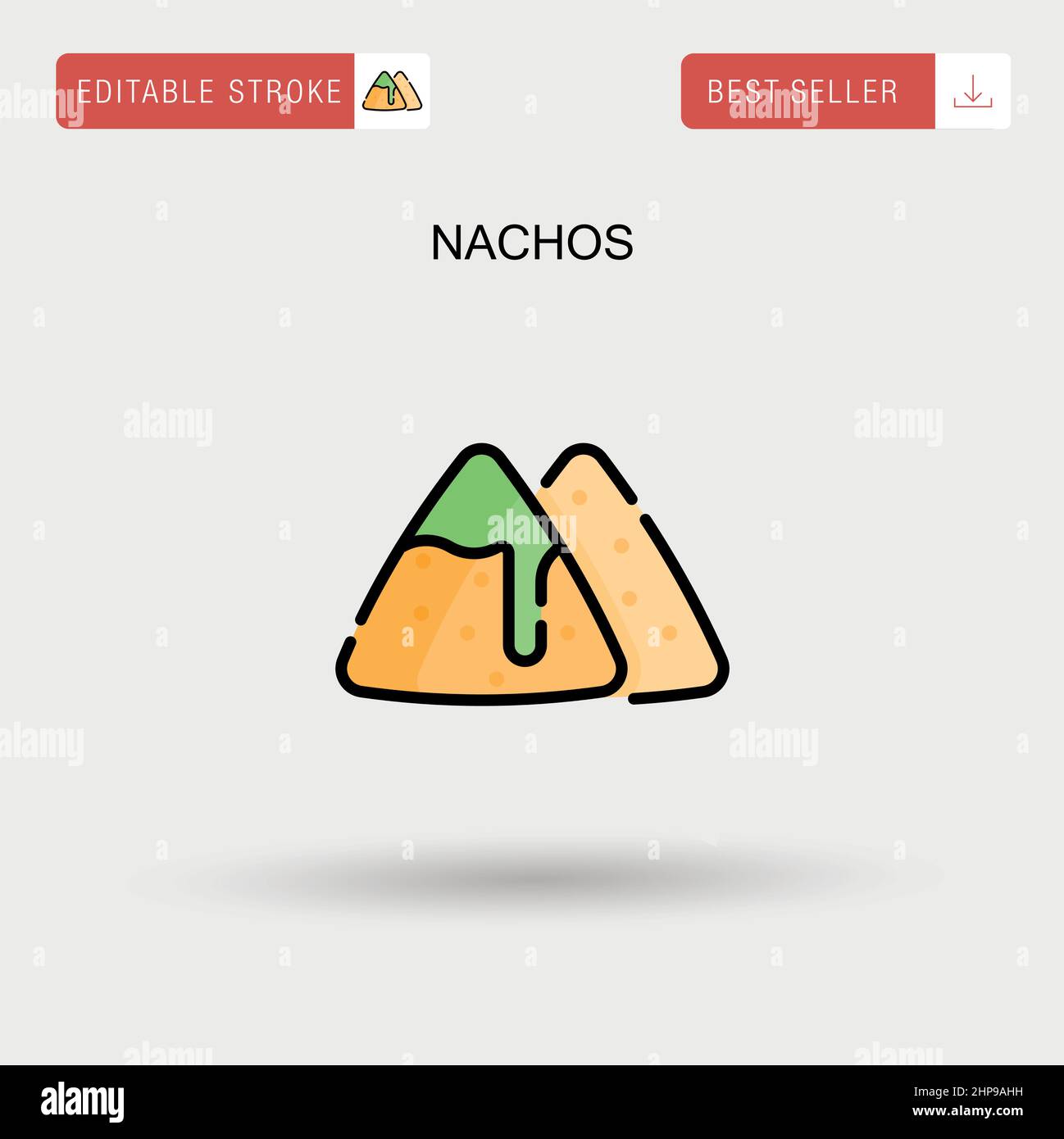 Chips and nachos Stock Vector Images - Alamy